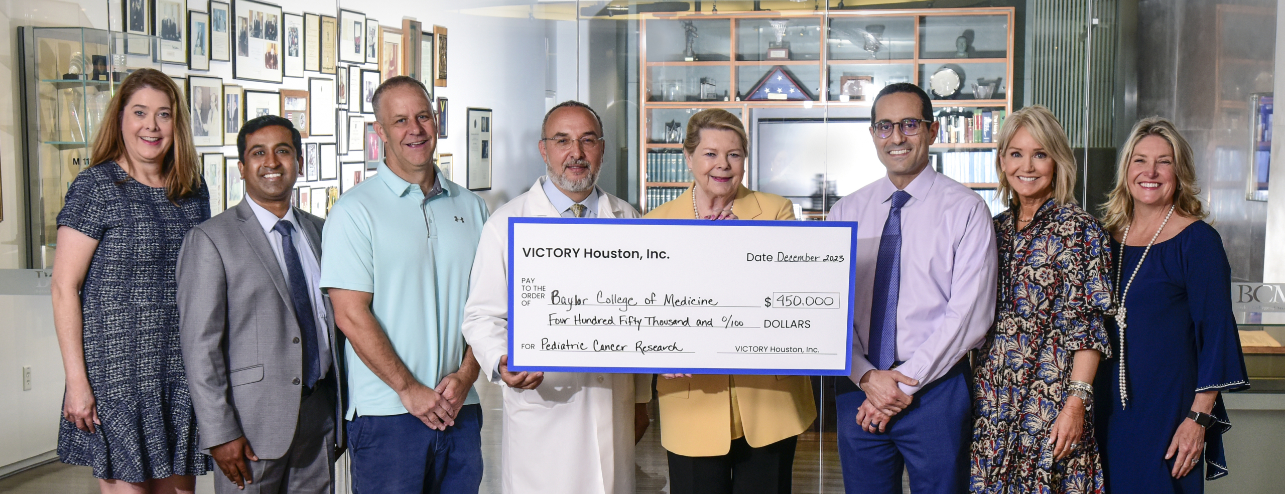 VICTORY Houston, Inc. Rallies Around Cancer Researchers - BCM